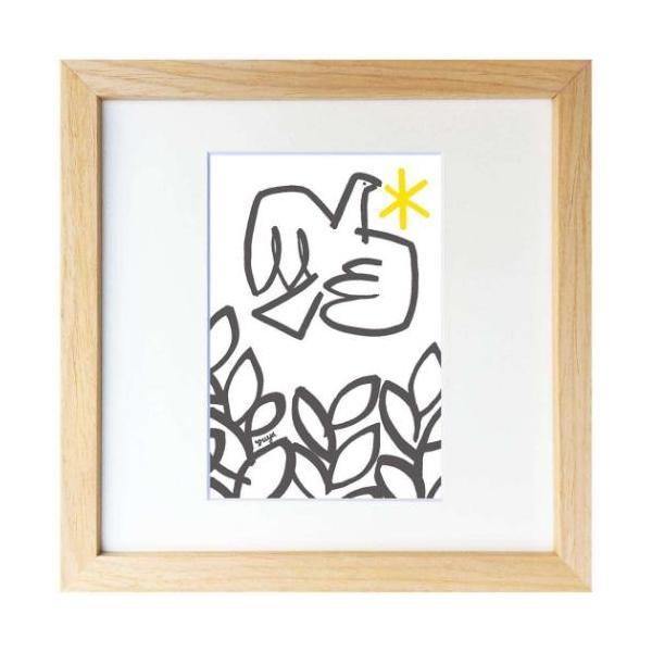 「取寄品」 「ポップアート」 YUYA　200series ユウヤ アートフレーム 美工社 光の方へ 飾りやすいサイズの可愛いアートフレーム 切り絵作家 イラストレーターの[ユウヤ/YUYA]武蔵野美術大学建築学科卒。独学で切り絵を始め、「...