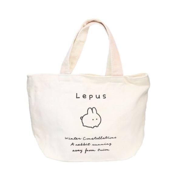 「ランチトート」 ランチバッグ ミニトートバッグ ファスナー付き Lepus ミントイン お弁当箱と一緒にペットボトルも入る大きめサイズで使いやすい シンプルキュートなキャンバスミニトートバッグお散歩などちょっとしたおでかけに便利なサイズお...