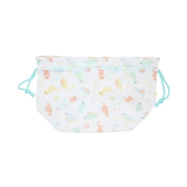 「メール便可」「ランチ巾着」 ランチ巾着 お弁当きんちゃくポーチ きょうりゅう 新入学 恐竜 ミントイン 新学期準備 新学期にぴったりなかわいいランチ雑貨シリーズ 入学 新学期にぴったりのキュートなランチ雑貨シリーズこちらはお弁当箱を入れる...