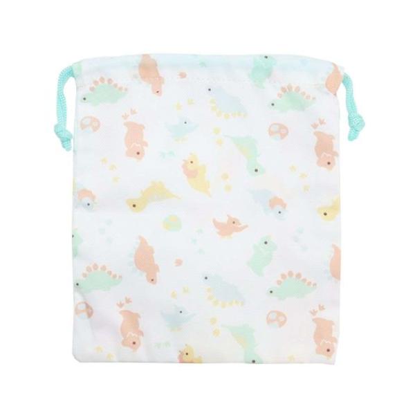 「メール便可」「巾着袋」 巾着袋 きんちゃくポーチS きょうりゅう 新入学 恐竜 ミントイン 新学期準備 小物入れ 新学期にぴったりなかわいい雑貨シリーズ 入学 新学期にぴったりのキュートな雑貨シリーズこちらは小物を入れたりしておくのに便利...