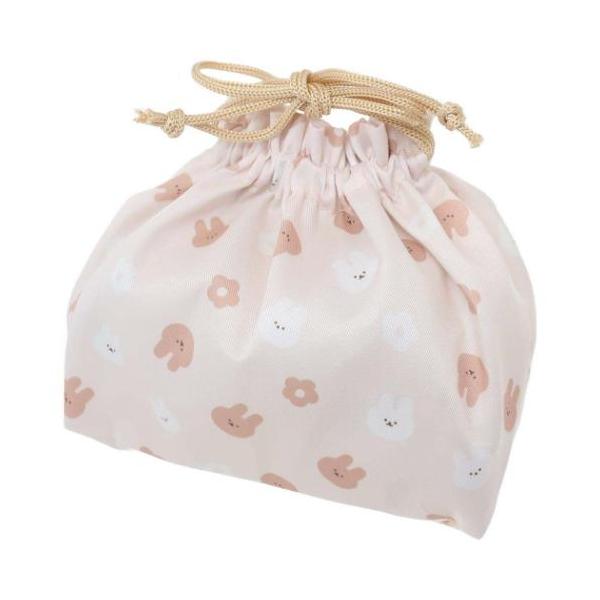 「ランチ巾着」 ランチ巾着 お弁当きんちゃくポーチ うさぎ 新入学 アニマル ミントイン 新学期準備 新学期にぴったりなかわいいランチ雑貨シリーズ 入学 新学期にぴったりのキュートなランチ雑貨シリーズこちらはお弁当箱を入れるのにぴったりな[...