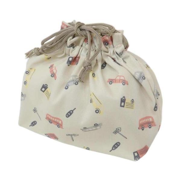 「ランチ巾着」 ランチ巾着 お弁当きんちゃくポーチ クラシックカー 新入学 ミントイン 新学期準備 新学期にぴったりなかわいいランチ雑貨シリーズ 入学 新学期にぴったりのキュートなランチ雑貨シリーズこちらはお弁当箱を入れるのにぴったりな[マ...