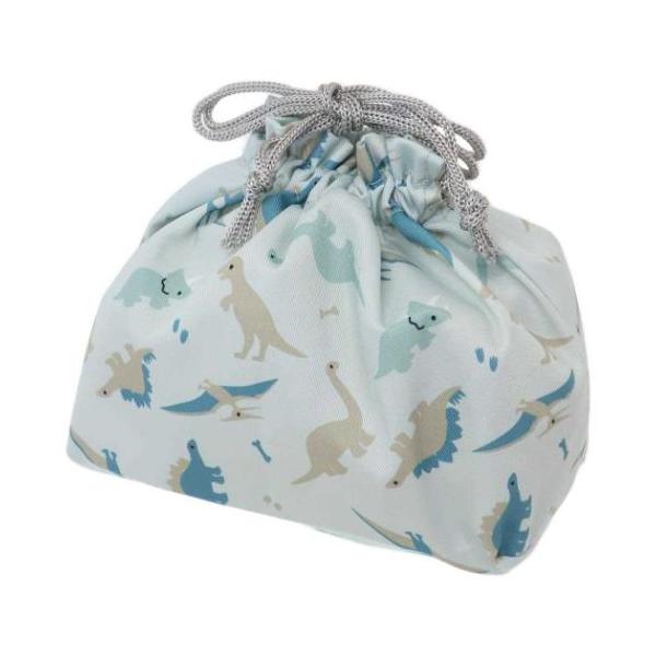 「ランチ巾着」 ランチ巾着 お弁当きんちゃくポーチ ザウルス 新入学 ミントイン 新学期準備 新学期にぴったりなかわいいランチ雑貨シリーズ 入学 新学期にぴったりのキュートなランチ雑貨シリーズこちらはお弁当箱を入れるのにぴったりな[マチ付き...