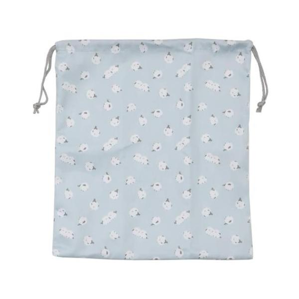 「巾着袋」 きんちゃく袋 きんちゃくポーチ 巾着L シマエナガ 新入学 アニマル ミントイン 体操服入れ 新学期準備 小物入れ 新学期にぴったりなかわいい雑貨シリーズ 入学 新学期にぴったりのキュートな雑貨シリーズこちらはとっても可愛い[き...