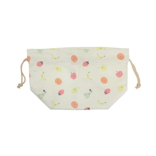 「ランチ巾着」 ランチ巾着 お弁当きんちゃくポーチ フルーツ ミントイン 新学期準備 新学期にぴったりなかわいいランチ雑貨シリーズ 入学 新学期にぴったりのキュートなランチ雑貨シリーズこちらはお弁当箱を入れるのにぴったりな[マチ付きランチ巾...