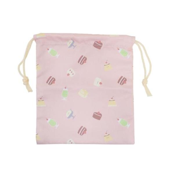 「巾着袋」 巾着袋 巾着S きんちゃくポーチ スイーツ ミントイン 新学期準備 新学期にぴったりなかわいい雑貨シリーズ 入学 新学期にぴったりのキュートな雑貨シリーズこちらは小物を入れたりしておくのに便利な[きんちゃく袋]キッズ用のお弁当や...