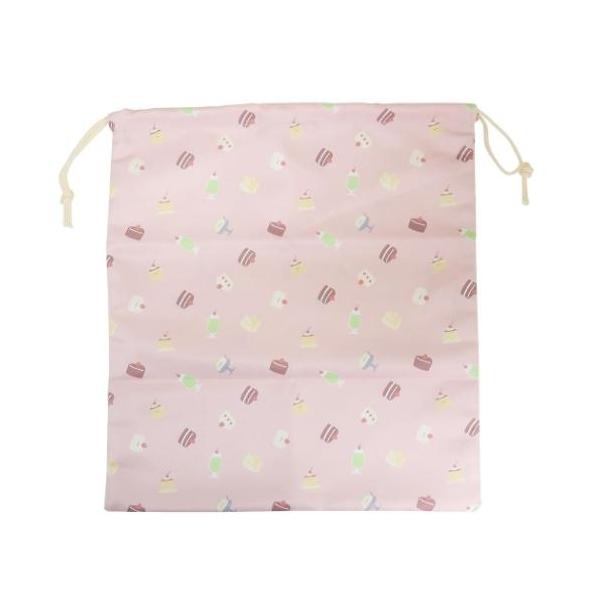 「巾着袋」 巾着袋 巾着L きんちゃくポーチ スイーツ ミントイン 新学期準備 体操服を入れたり旅行用などイロイロ使えるビッグ巾着 入学 新学期にぴったりのキュートな雑貨シリーズこちらはとっても可愛い[きんちゃく袋L]体操着と一緒にタオルも...