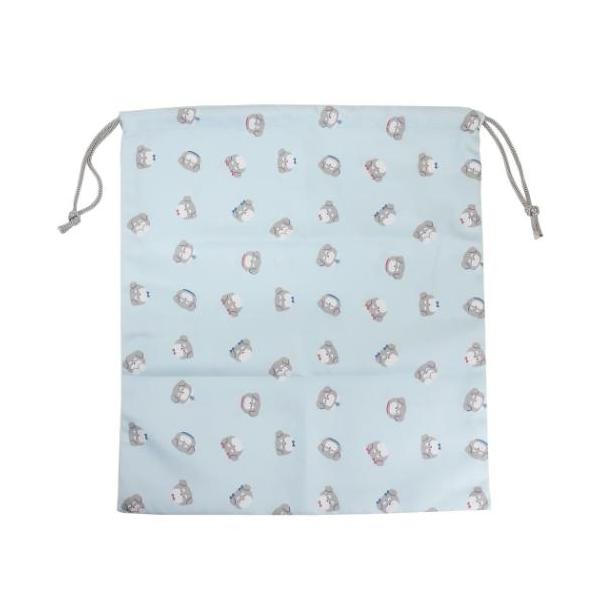 「巾着袋」 巾着袋 巾着L きんちゃくポーチ シュナフェイス ミントイン 新学期準備 体操服を入れたり旅行用などイロイロ使えるビッグ巾着 入学 新学期にぴったりのキュートな雑貨シリーズこちらはとっても可愛い[きんちゃく袋L]体操着と一緒にタ...