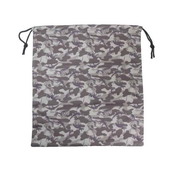 「巾着袋」 巾着袋 巾着L きんちゃくポーチ 恐竜化石 ミントイン 新学期準備 体操服を入れたり旅行用などイロイロ使えるビッグ巾着 入学 新学期にぴったりのキュートな雑貨シリーズこちらはとっても可愛い[きんちゃく袋L]体操着と一緒にタオルも...