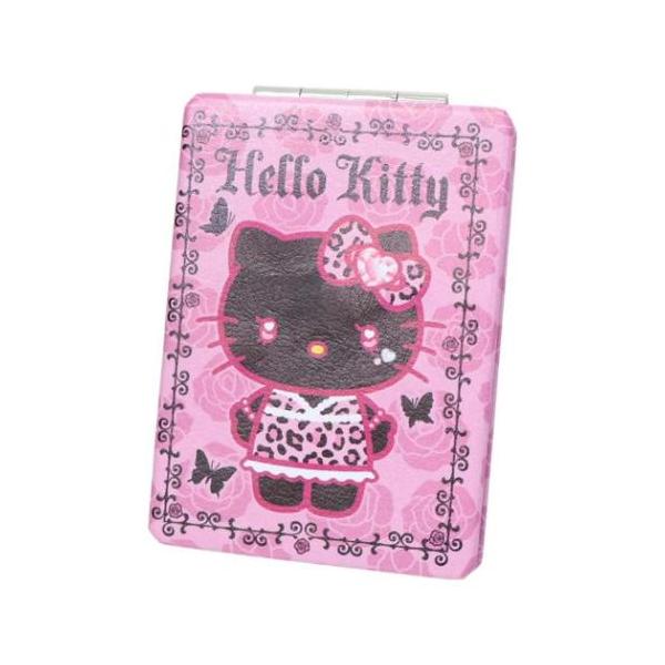 「手鏡」 ハローキティ キャラクター 手鏡 折り畳みミラー ギャル3 BK サンリオ グッズ 毎日のメイク直しや外出先での身だしなみチェックに大活躍 大人気サンリオキャラクターグッズにまたまた可愛いnewアイテム登場こちらは女の子ならいつも...