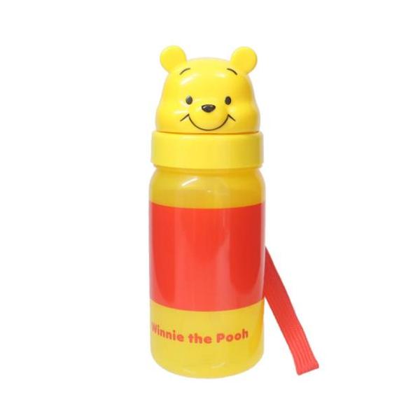 「ピッチャー 冷水筒」 くまのプーさん グッズ 水筒 ディズニー キャラクター ダイカットストロー式ブローボトル 350ml くまのプーさんのかわいいランチ雑貨シリーズ はちみつ大好き[Winnie the Pooh/くまのプーさん]グッズ...