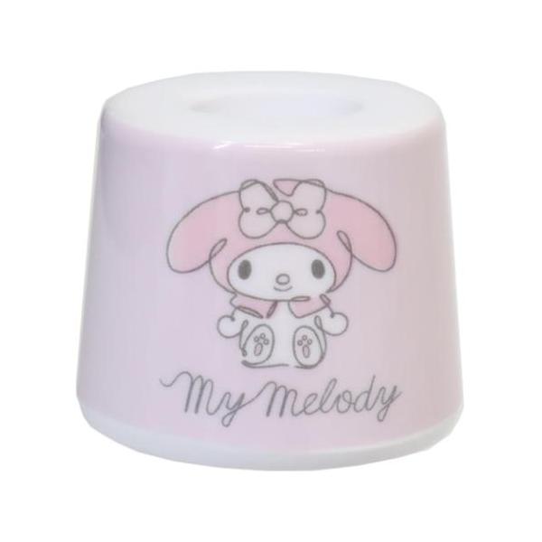 「歯ブラシ 洗面用具」 マイメロディ キャラクター 洗面用具 メラミン製歯ブラシスタンド ラインデザイン サンリオ グッズ 歯ブラシ1本がスッキリ収納できる 大人気サンリオキャラクターグッズにまたまた可愛いnewアイテム登場こちらはシンプル...