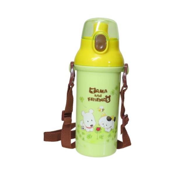 「ピッチャー 冷水筒」 タマ＆フレンズ キャラクター 水筒 抗菌食洗器対応直飲プラワンタッチボトル 480ml スケーター タマ＆フレンズのかわいいランチ雑貨シリーズ 新作アニメで帰ってきたみんなのご近所ねこ[タマ＆フレンズ うちのタマ知り...