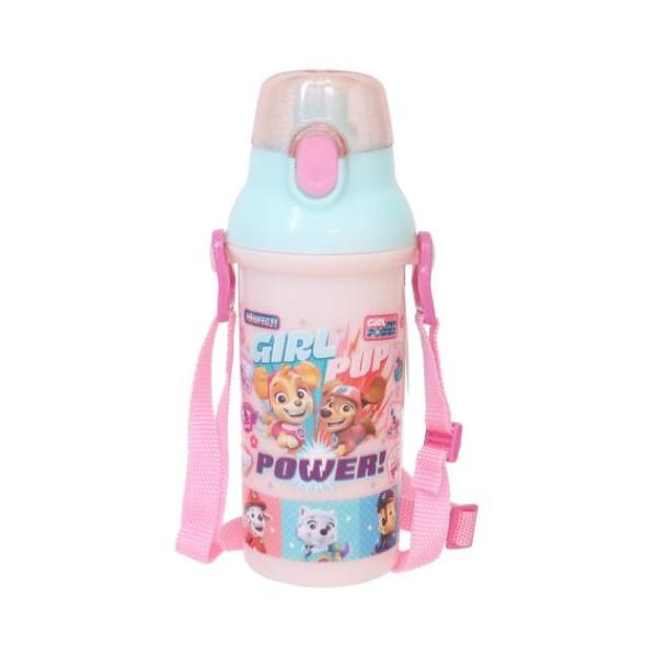 「水筒その他」 パウパトロール 水筒 抗菌直飲プラボトル GIRL スケーター ワンタッチ 480ml プッシュ式オープンで簡単オープン ニコロデオンで人気のカナダ制作の幼児向けアニメ[パウ パトロール]のキュートなランチ雑貨シリーズこちら...