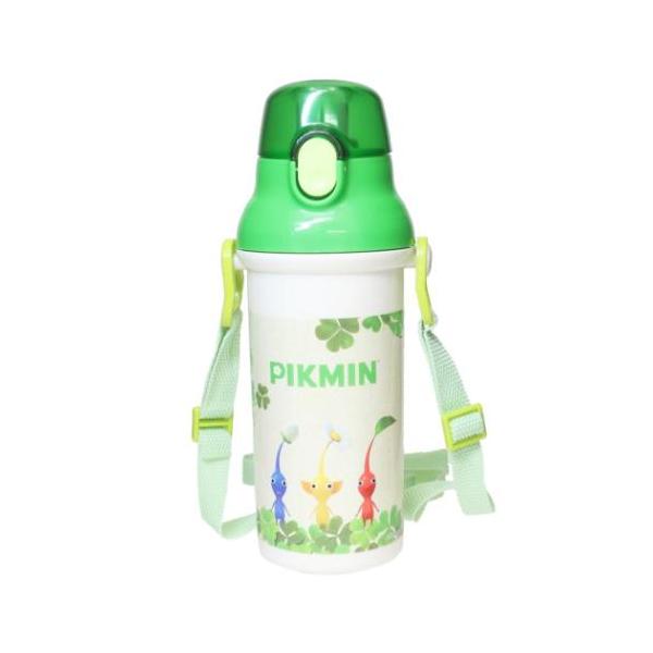 「ピッチャー 冷水筒」 抗菌食洗機対応直飲みプラワンタッチボトル 480ml ピクミン 水筒 ショウワノート ピクミンのかわいいランチ雑貨シリーズ 大人気ゲーム[ピクミン]の可愛いランチグッズシリーズこちらは食器洗い乾燥機OKの[プラスチッ...