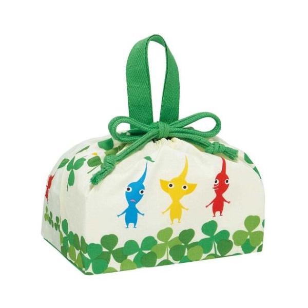 「ランチ巾着」 お弁当巾着 ピクミン ランチ巾着 ショウワノート ピクミンのかわいいランチ雑貨シリーズ 大人気ゲーム[ピクミン]の可愛いランチグッズシリーズこちらはお弁当箱を入れるのに便利な[ランチ巾着]底にマチが付いているのですっぽりお弁...