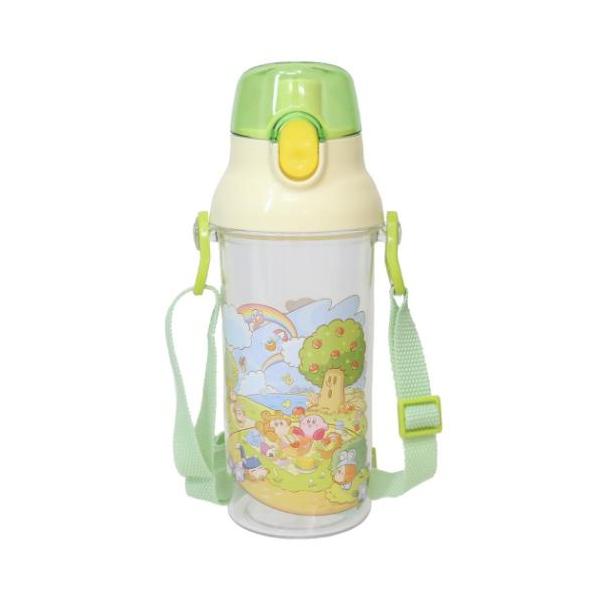 「水筒その他」 星のカービィ グッズ 水筒 キャラクター 食洗機対応プラクリアボトル ピクニック プッシュ式オープンで簡単オープン 大人気ゲーム[星のカービィ]のキュートなランチ雑貨シリーズこちらはとってもかわいい[食洗機対応プラクリアボト...