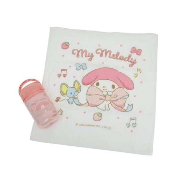 「ハンドタオル」 マイメロディ サンリオ キャラクター ミニタオル 抗菌ケース付おしぼり ビッグリボン スケーター 行楽や普段使いに便利なおしぼりとケースのセット 大人気サンリオキャラクターグッズにまたまた可愛いnewアイテム登場こちらは行...