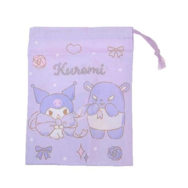 「巾着袋」 クロミ コップ袋 巾着袋 ビッグリボン サンリオ キャラクター グッズ 通気性が良い綿100％のコップ袋 大人気サンリオキャラクターの可愛らしい新作ランチグッズが登場こちらはとっても可愛い[巾着袋]小物やお菓子など細々したものを...