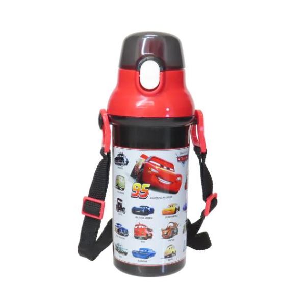 「水筒その他」 カーズ 直飲みプラワンタッチボトル 水筒 ディズニー キャラクター グッズ プッシュ式オープンで簡単オープン 男の子大好き[Cars/カーズ]グッズにまたまた可愛いnewアイテム登場こちらはとってもかわいい[抗菌直飲プラボト...