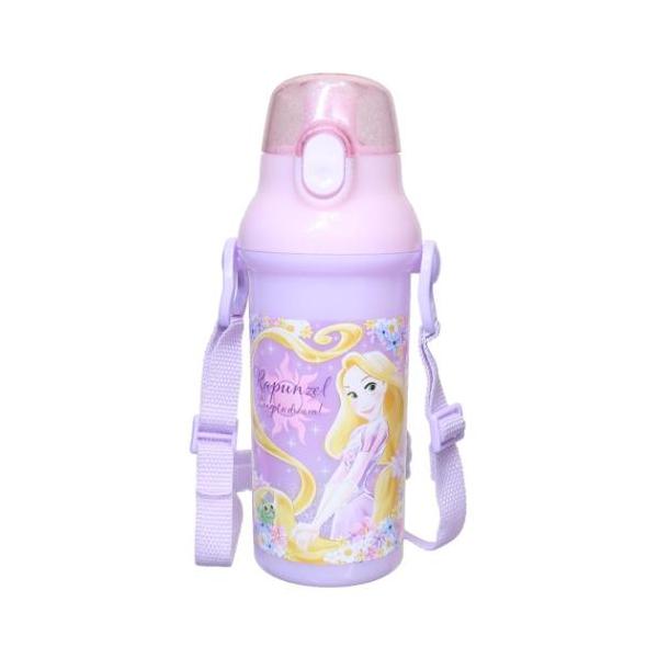 「ピッチャー 冷水筒」 塔の上のラプンツェル ディズニープリンセス キャラクター 水筒 抗菌 食洗機対応 直飲みプラワンタッチボトル 480ml スケーター ディズニーのかわいいランチ雑貨シリーズ 大人気ディズニーキャラクターグッズにまたま...