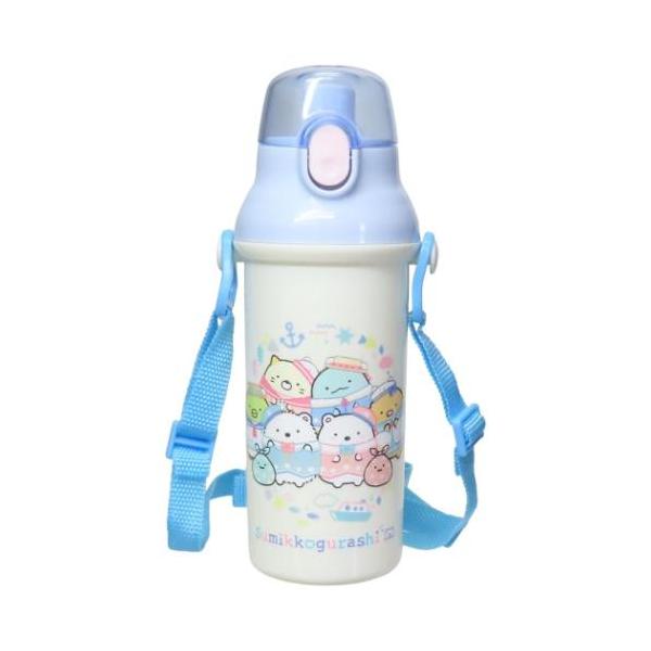 「ピッチャー 冷水筒」 すみっコぐらし 抗菌食洗器対応直飲プラワンタッチボトル 水筒 480ml しろくまのふるさと サンエックス キャラクター グッズ すみっコぐらしのかわいいランチ雑貨シリーズ サンエックスの大人気キャラクター[すみっこ...