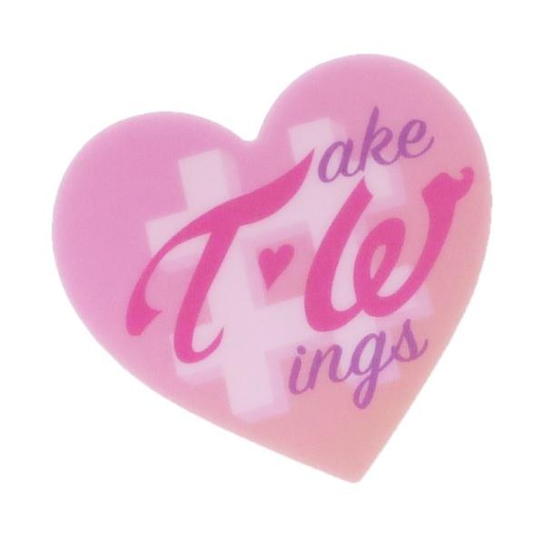 「メール便可」「缶バッジ」バッジ ハート型 アクリル プレート バッジ TAKE WING クラックス かわいい 持ってるだけでオルチャンっぽ 人気のアクリルプレートバッジ 持ってるだけでオルチャンっぽになれるかわいいZAKKAシリーズこち...