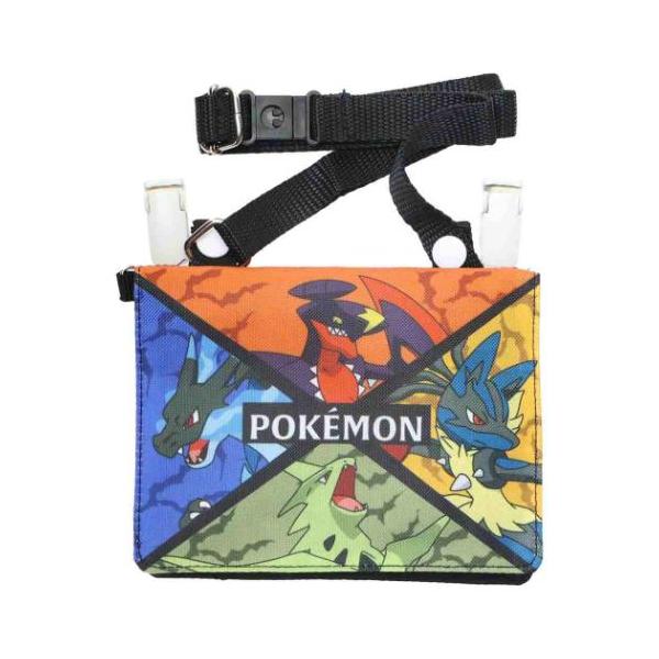 「ポーチ ポシェット」 ポケットモンスター ショルダー付きお出かけウォレット ポケモン クリップポケット キャラクター BK サンアート ポケットがない服でもクリップで簡単に取り付けできる 大人気[POCKET MONSTER/ポケットモン...
