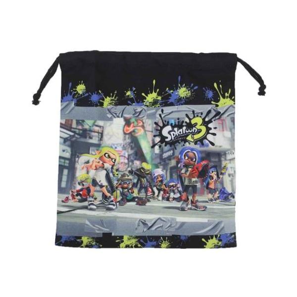 「巾着袋」 スプラトゥーン3 グッズ 巾着袋 キャラクター 巾着M 新入学 新学期にぴったりなスクール雑貨シリーズ 大人気ゲーム[スプラトゥーン 3]のスクール雑貨シリーズこちらは定番人気アイテム[きんちゃく袋M]体育館シューズや体操服入れ...