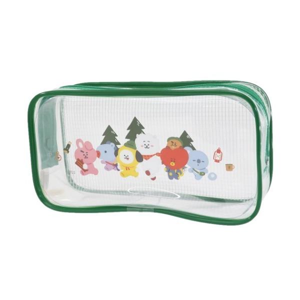 「ペンケース」 BT21 商品 ペンケース LINE FRIENDS キャラクター クリア ペンポーチ THE GREEN PLANET BT21はLINE FRIENDSのグローバルキャラクター LINE FRIENDSのグローバル人気キ...