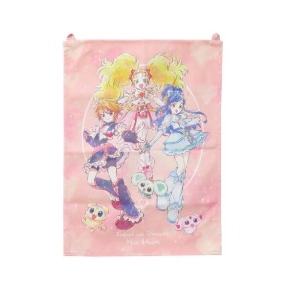 「壁掛け のれん」 ファブリックポスター ふたりはプリキュア Max Heart ポスター プリキュア エンスカイ お部屋を彩るかわいいファブリックポスター [ふたりはプリキュア Max Heart]より水彩アートを使用した可愛いnewアイ...