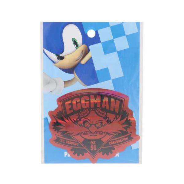 「ステッカー：キャラクター」 ソニック ザ ヘッジホッグ グッズ ダイカットシール キャラクター プリズムトラベルステッカー EGGMAN スーツケースや自転車など好きなところに貼っちゃおう セガの人気ゲームのキャラクター[ソニック ザ ヘ...
