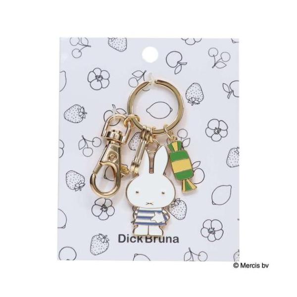 「キーホルダー」 ミッフィー 合金 チャーム キーリング MIFFY REFRESHING キャンディ ディックブルーナ 絵本キャラクター カラフルなカラーを使用した亜鉛合金のチャームシリーズ ディックブルーナの人気絵本[miffy/ミッフ...