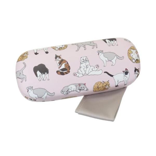 「メガネ サングラス」 眼鏡ケース クロス付きメガネケース キャットフィーリング フレンズヒル ハードタイプ ハードタイプだからカバンの中でもしっかり守ってくれる FRIENDSHILLシリーズからかわいいNEWアイテムが登場こちらは大人気...