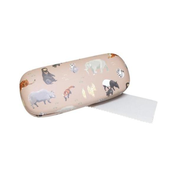 「メガネ サングラス」 眼鏡ケース クロス付きメガネケース ズー フレンズヒル プレゼント ハードタイプだからカバンの中でもしっかり守ってくれる FRIENDSHILLシリーズからかわいいNEWアイテムが登場こちらは大人気アイテム[メガネケ...