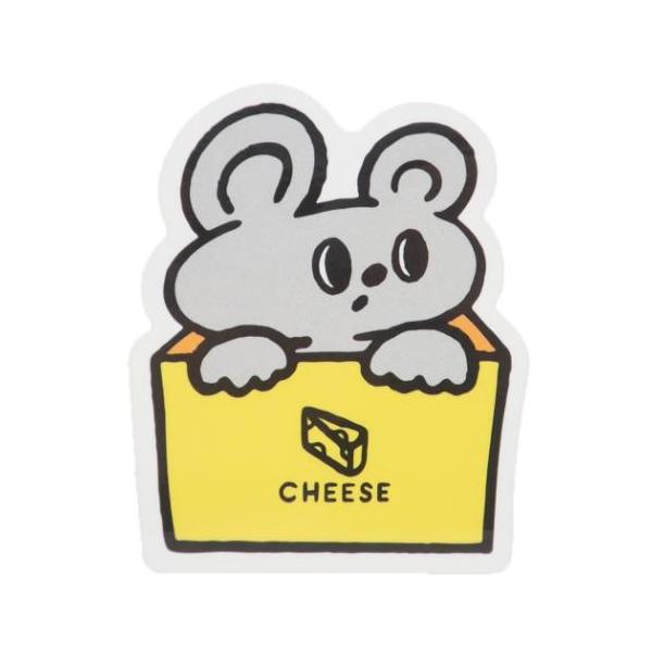 「ステッカーその他」 ステッカー Daffy CREATORS CIRCUS クリエイターズサーカス Vol.3 チーズinマウス maruuun 耐水 耐光 デコシール ダイカットシール スマホステッカー スマホや文具等に貼ってアートをよ...