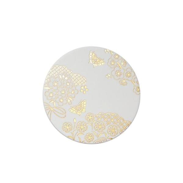 「キッチン雑貨その他」 テーブルウェア ROKKAKU 箔押しコースター 3枚入り 花ごよみ フタバ 和柄 特別な箔で日々を彩り、豊かな表情を演出 箔押しブランド[ROKKAKU]からテーブルウェアが登場華やかな輝きを食卓に。箔押しテーブル...