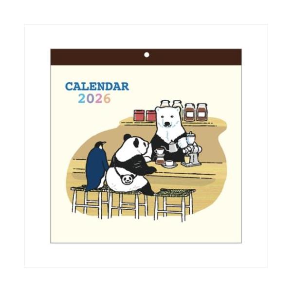 「キャラクター キッズ」 2026Calendar しろくまカフェ 壁掛けカレンダー2026年 学研ステイフル ゆるかわ癒やしワールド全開！しろくまカフェのカレンダー シロクマさんが店長を務めるカフェに、パンダくんがほぼ毎日遊びにくる、愉快...