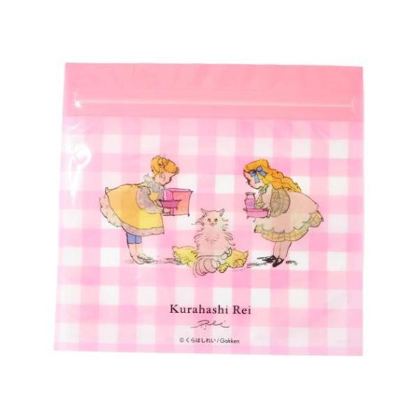 「ラッピング用品」 小分けビニール袋 くらはしれい ジップバック 猫の日 おすそ分け袋 ジッパーバッグ 保存用 おしゃれ おすそ分けやちょっとした小物入れに イラストレーター[くらはしれい]の新作グッズが登場猫をテーマに、フレンチロリータの...