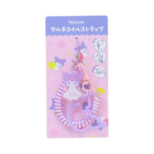 「スマホアクセその他」 クロミ スマホアクセ マルチコイルストラップ サンリオ グルマンディーズ 携帯ストラップ マルチに使えるスマホアクセサリ 大人気サンリオキャラクターグッズにまたまた可愛いnewアイテム登場こちらはキーホルダーとしては...