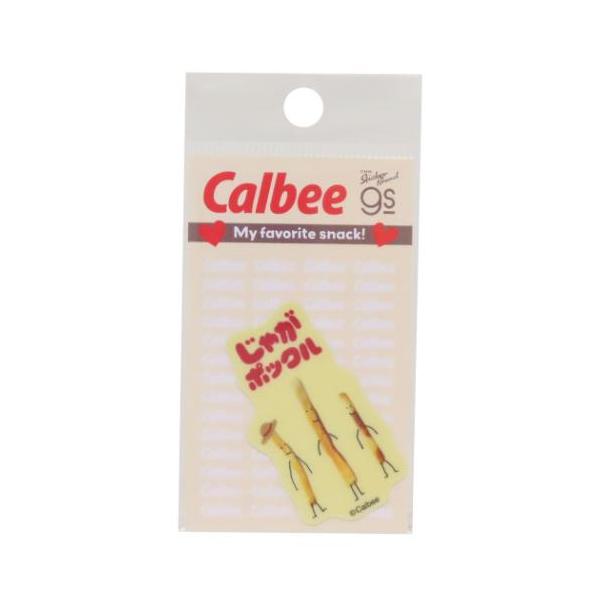 「ステッカー：キャラクター」 ダイカットシール カルビーじゃがポックル グリッターミニステッカー お菓子パッケージ ゼネラルステッカー 耐水耐光 自転車やパソコンいろんなところに貼って楽しい耐水ステッカー みんな大好きお菓子[カルビー]グッ...