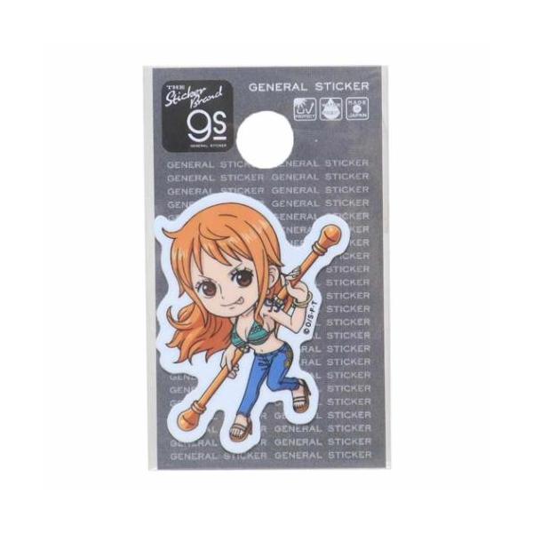 「ステッカー：キャラクター」 ワンピース ビニールシール ダイカットミニステッカー ナミ SD 少年ジャンプ ゼネラルステッカー 耐水耐光 デコステッカー 自転車やパソコンいろんなところに貼って楽しい耐水ステッカー 大人気アニメ[ONE P...