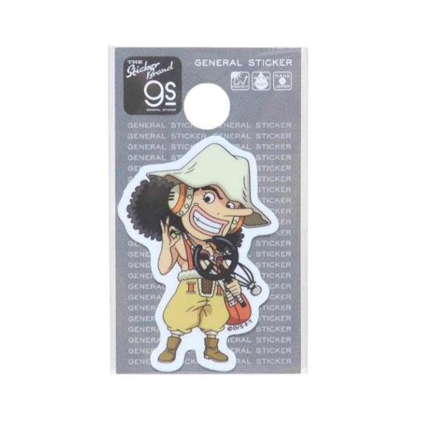 「ステッカー：キャラクター」 ワンピース ダイカットミニステッカー ビニールシール ウソップ SD 少年ジャンプ アニメキャラクター 自転車やパソコンいろんなところに貼って楽しい耐水ステッカー 大人気アニメ[ONE PIECE]グッズにまた...