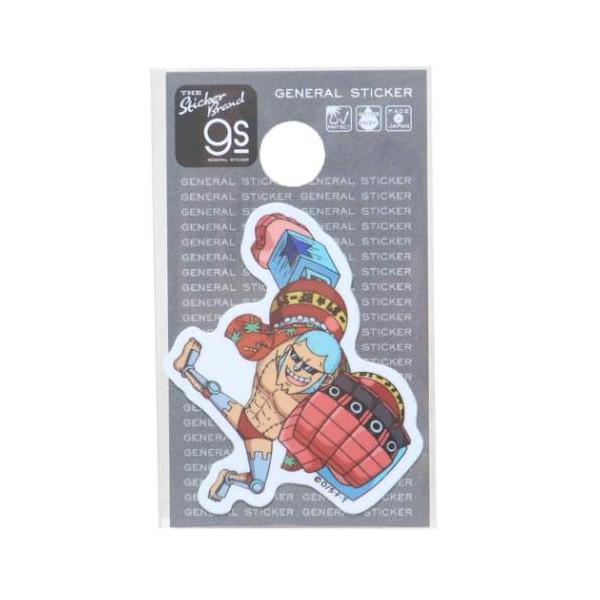 「ステッカー：キャラクター」 ワンピース ビニールシール ダイカットミニステッカー フランキー SD 少年ジャンプ ゼネラルステッカー 耐水耐光 デコステッカー 自転車やパソコンいろんなところに貼って楽しい耐水ステッカー 大人気アニメ[ON...