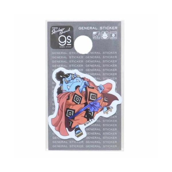 「ステッカー：キャラクター」 ワンピース ダイカットミニステッカー 少年ジャンプ ビニールシール アニメキャラクター ジンベエ SD ゼネラルステッカー 自転車やパソコンいろんなところに貼って楽しい耐水ステッカー 大人気アニメ[ONE PI...