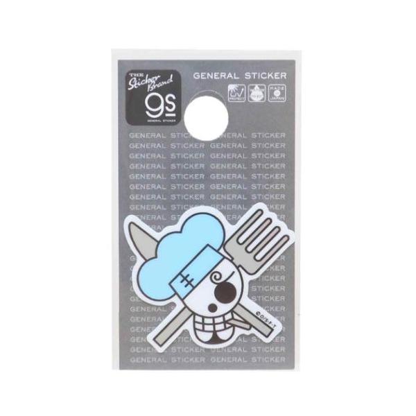 「ステッカー：キャラクター」 ワンピース ダイカットミニステッカー ビニールシール サンジ海賊旗 少年ジャンプ アニメキャラクター グッズ 自転車やパソコンいろんなところに貼って楽しい耐水ステッカー 大人気アニメ[ONE PIECE]グッズ...