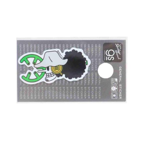 「ステッカー：キャラクター」 ワンピース ビニールシール ダイカットミニステッカー ウソップ海賊旗 少年ジャンプ ゼネラルステッカー 自転車やパソコンいろんなところに貼って楽しい耐水ステッカー 大人気アニメ[ONE PIECE]グッズにまた...