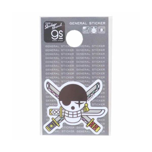 「ステッカー：キャラクター」 ワンピース アニメキャラクター ビニールシール ダイカットミニステッカー ゾロ海賊旗 少年ジャンプ 自転車やパソコンいろんなところに貼って楽しい耐水ステッカー 大人気アニメ[ONE PIECE]グッズにまたまた...