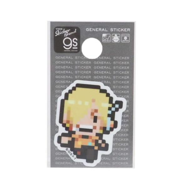 「ステッカー：キャラクター」 ワンピース グッズ ビニールシール 少年ジャンプ アニメキャラクター ダイカットミニステッカー ピクセル Sサイズ サンジ エッグヘッドver 自転車やパソコンいろんなところに貼って楽しい耐水ステッカー 大人気...