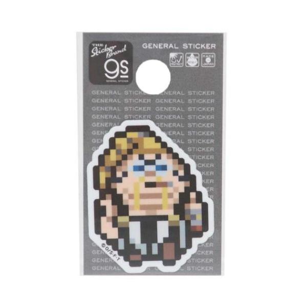 「ステッカー：キャラクター」 ワンピース 少年ジャンプ アニメキャラクター ビニールシール ダイカットミニステッカー ピクセル Sサイズ クイーン ゼネラルステッカー 自転車やパソコンいろんなところに貼って楽しい耐水ステッカー 大人気アニメ...